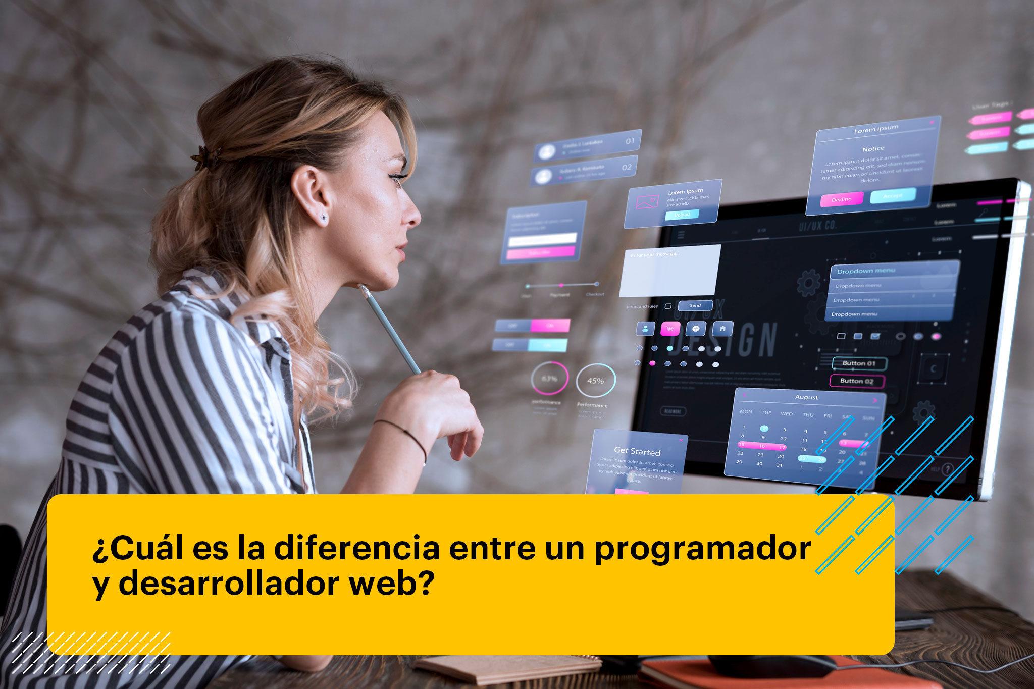 Diferencia entre un Programador y Desarrollador Web